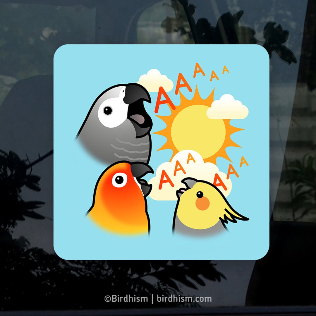 Sun Scream Sticker 3.5 Sticker outdoor Quality - Etsy