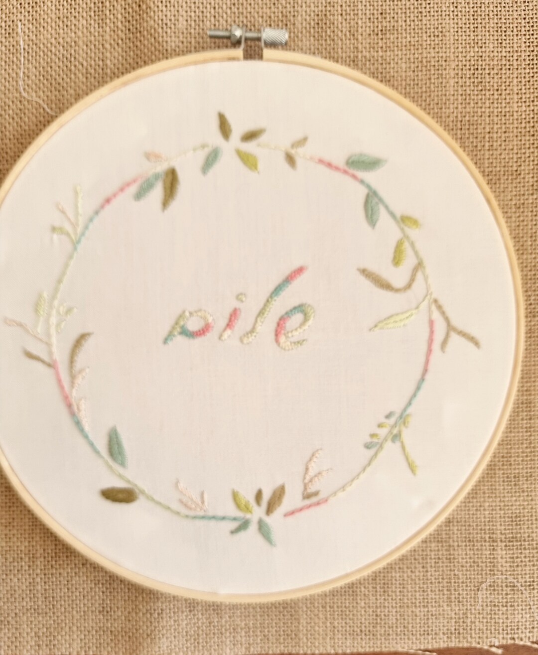 SHALOM Hand Embroidered Hoop Art, Jewish Wall Art, Judaica Wall Hanging ...