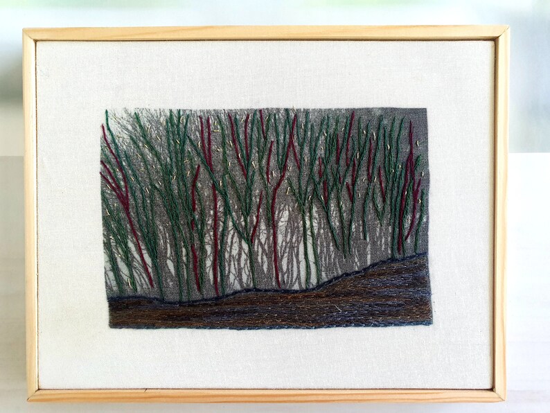 Forest Hand Embroidery Art Needlecraft for Home Décor Nature - Etsy