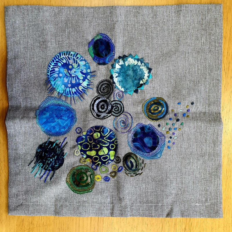 Blue Artwork - Etsy