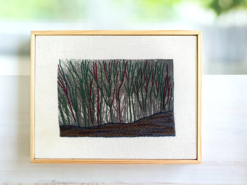 Forest Hand Embroidery Art Needlecraft for Home Décor Nature - Etsy