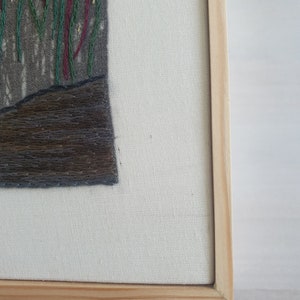 Forest Hand Embroidery Art, Needlecraft for Home Décor, Nature Fiber ...