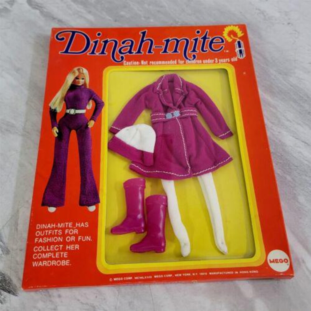 Mego NRFP Dinah-mite 1415 Maroon Outfit 1972 - Etsy
