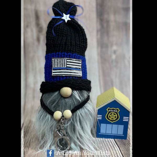 Police Officer Gnome - Etsy
