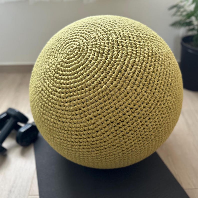 Exercise Ball Cover, 45 to 65 Eco Cotton Balloon Cases, Useful Pilates ...