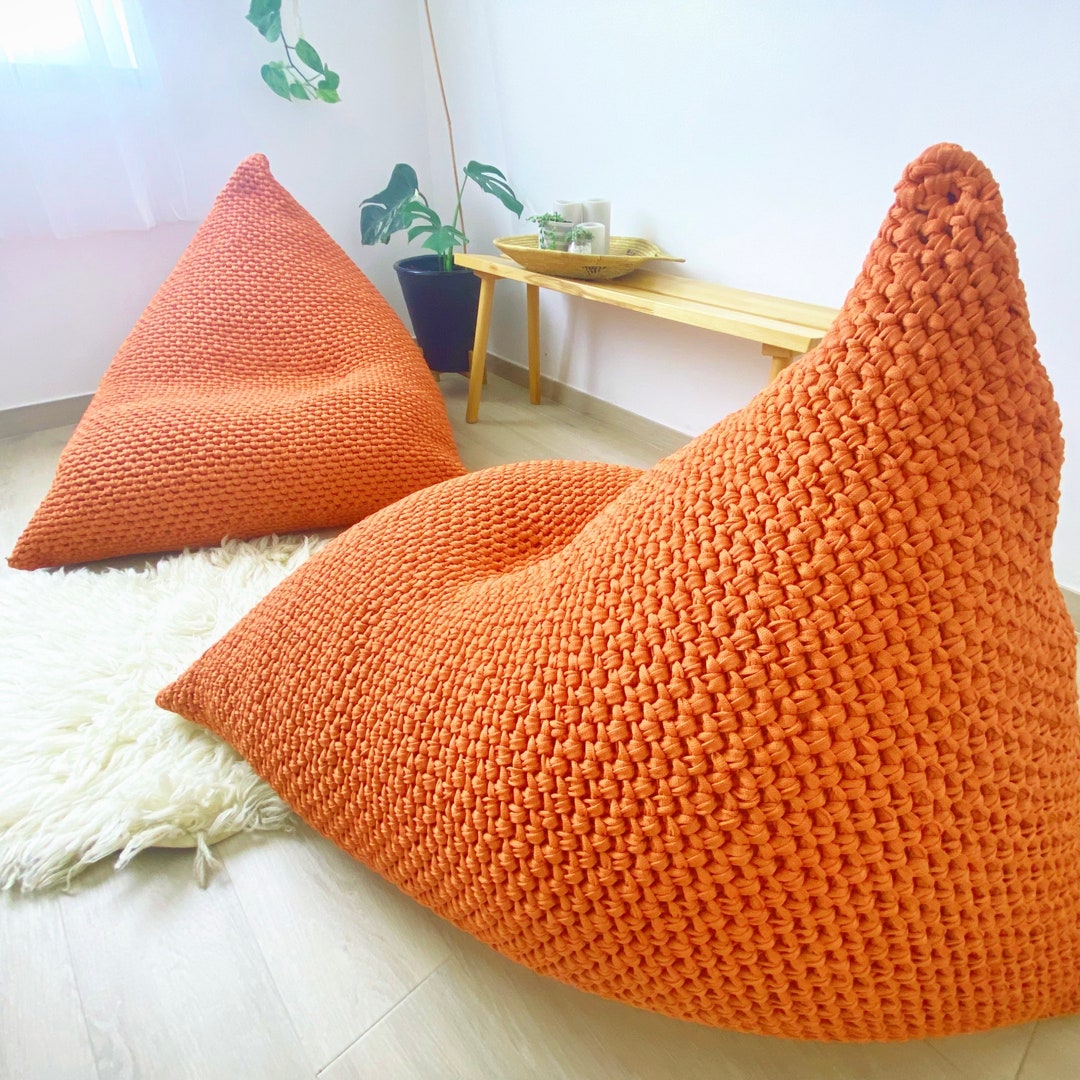 Knitted Bean Bag Chair