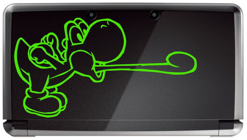 Yoshi V2 Vinyl Decal Yoshi's Island Vinyl Decal Gamer - Etsy