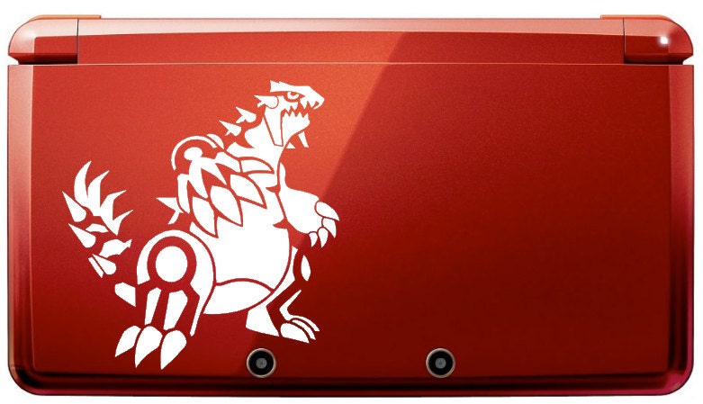 Groudon Vinyl Decal - Pokemon - Vinyl Decal, Gamer Gift, Car Decal ...