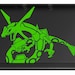 Rayquaza Vinyl Decal Pokemon Vinyl Decal, Gamer Gift, Car Decal, Wall ...