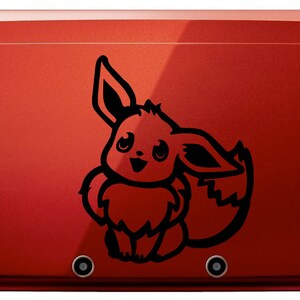 Eevee V2 Vinyl Decal - Pokemon - Vinyl Decal, Gamer Gift, Car Decal ...