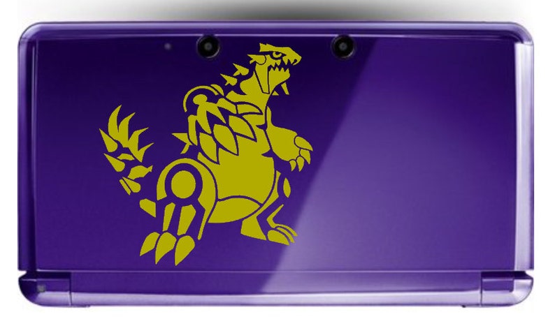 Groudon Vinyl Decal Pokemon Vinyl Decal Gamer Gift Car - Etsy