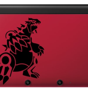 Groudon Vinyl Decal - Pokemon - Vinyl Decal, Gamer Gift, Car Decal ...