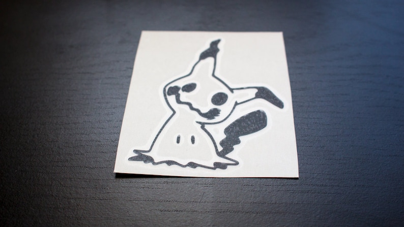Mimikyu Vinyl Decal Pokemon Vinyl Decal Gamer Gift Car - Etsy