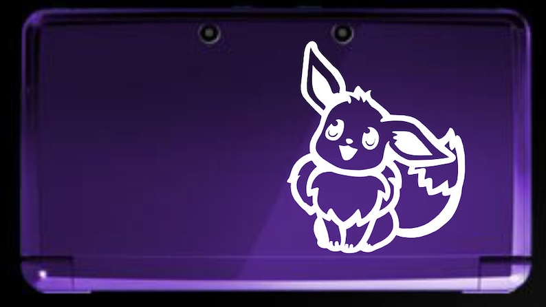 Eevee V2 Vinyl Decal - Pokemon - Vinyl Decal, Gamer Gift, Car Decal ...