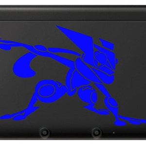 Greninja Vinyl Decal Pokemon Vinyl Decal, Gamer Gift, Car Decal, Wall ...