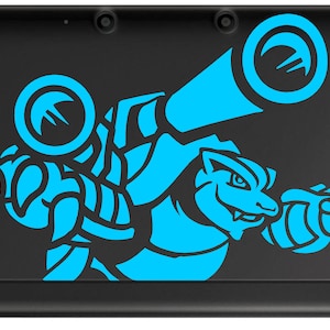 Mega Blastoise Vinyl Decal - Pokemon - Vinyl Decal, Gamer Gift, Car ...