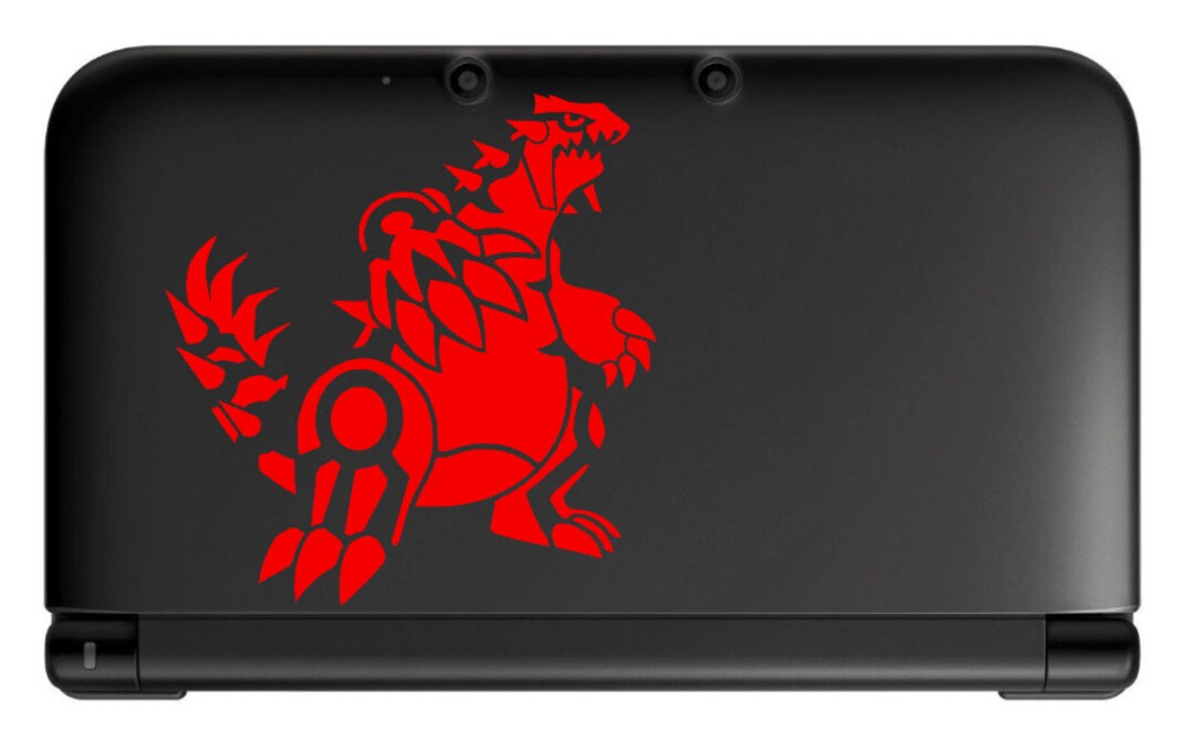 Groudon Vinyl Decal - Pokemon - Vinyl Decal, Gamer Gift, Car Decal ...