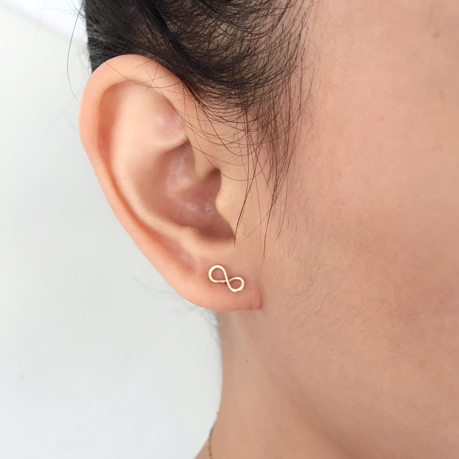 Simple Gold Earrings / Minimalist Gold Earrings / Bridesmaids - Etsy