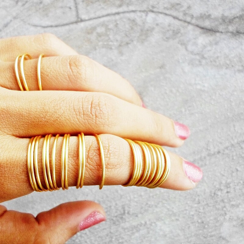 Mid Finger Ring - Etsy