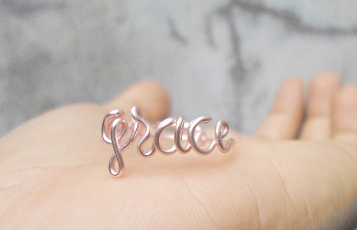 Name Ring / Name Ring Sterling Silver / Emily Ring /custom - Etsy