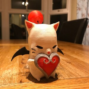 Moogle Final Fantasy Figure FF XIV Felt Felted Statue, Figurine, Plush ...