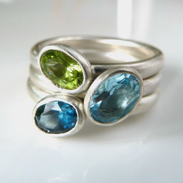 Gemstone Ring - Etsy Ireland
