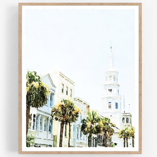 Charleston South Carolina Art Digital Download Printable - Etsy