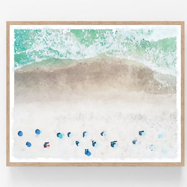 Shoreline Art Abstract - Etsy