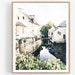 Bayeux Normandy France Watercolor Wall Art Printable, France Landscape ...