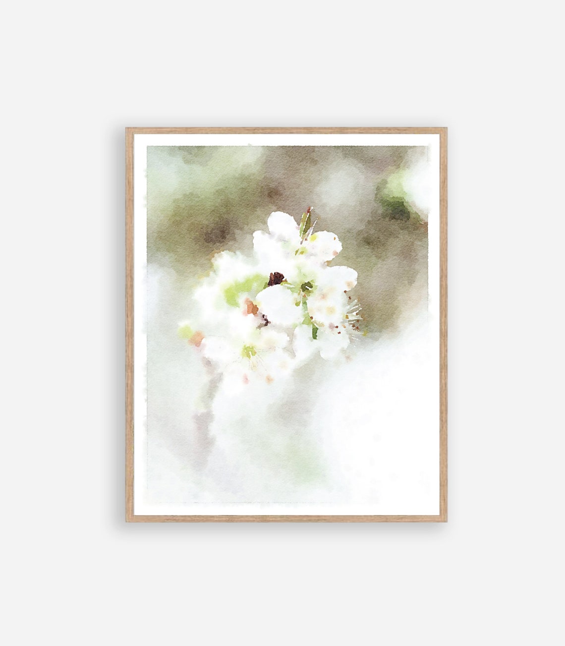 Neutral Flower Print Set of 3 Digital Download Black and | Etsy