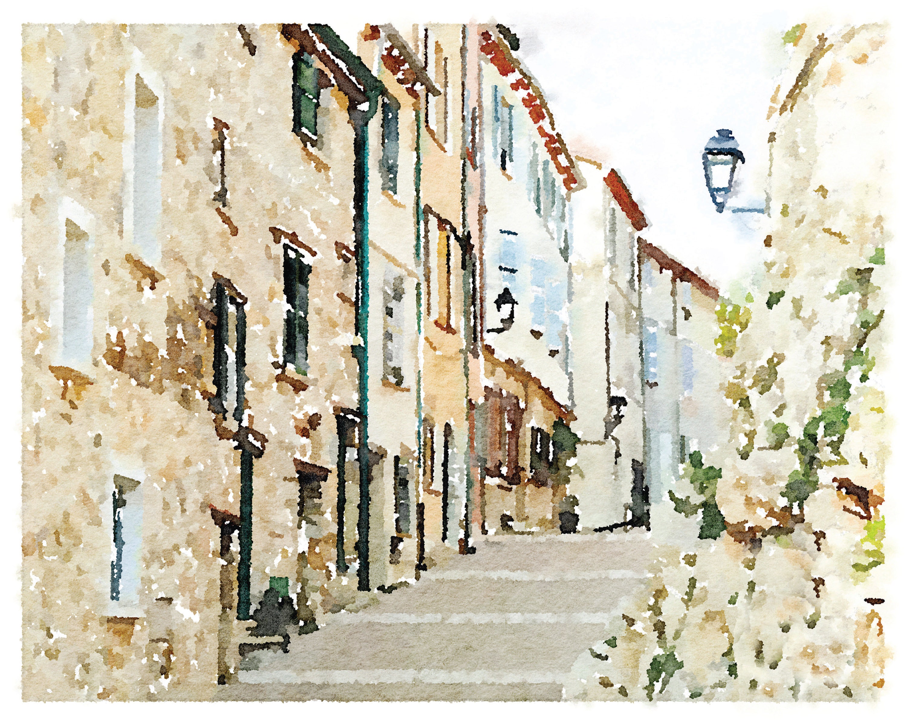 France and Paris Set of 9 Watercolor Gallery Art Wall Prints Digital ...