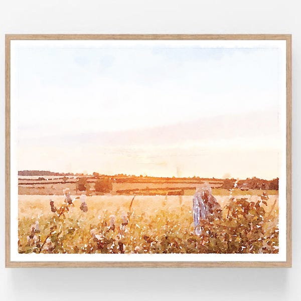Prairie Landscape - Etsy