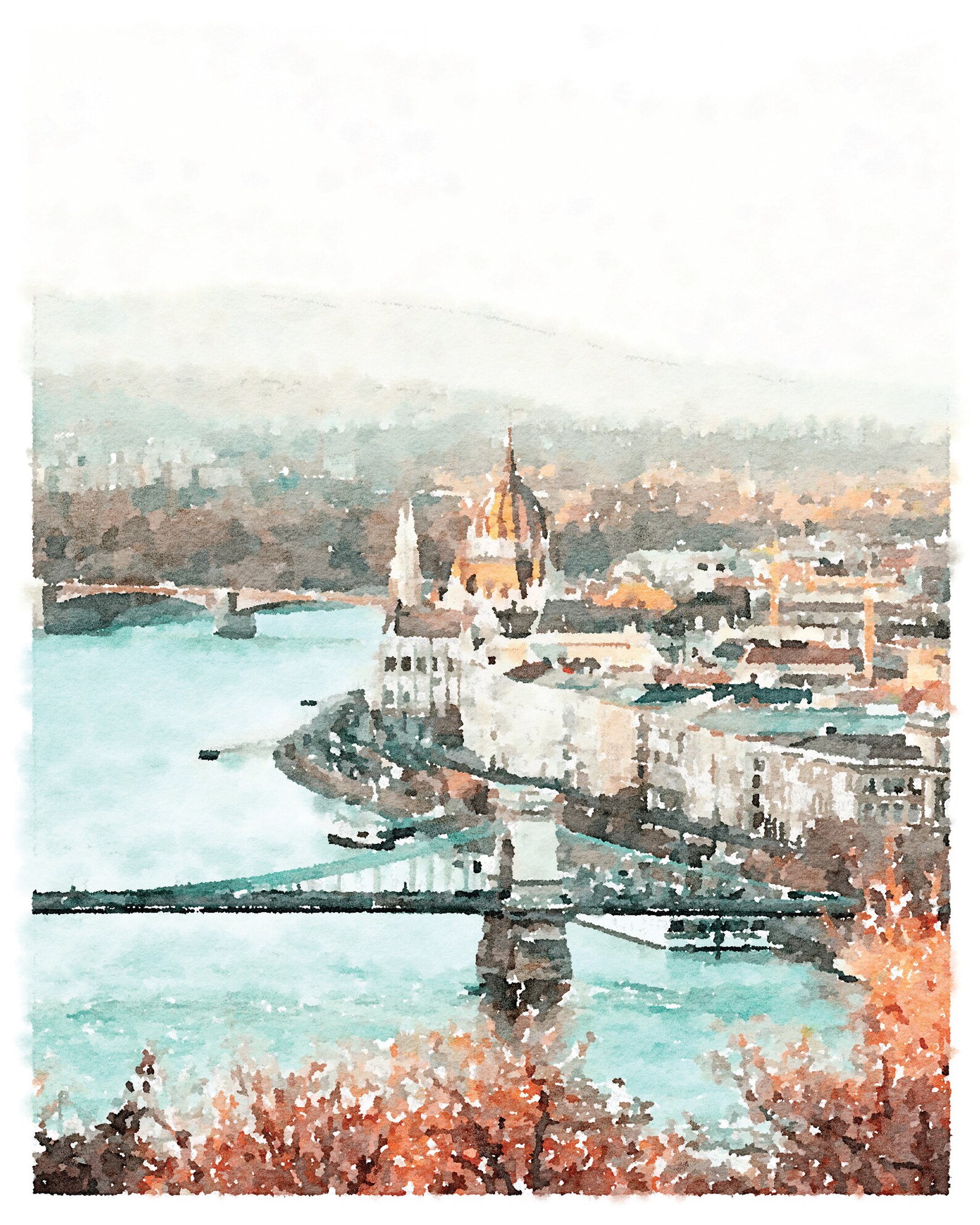 Europe Gallery Wall Set of 8 Printable European Travel Prints, Vienna ...