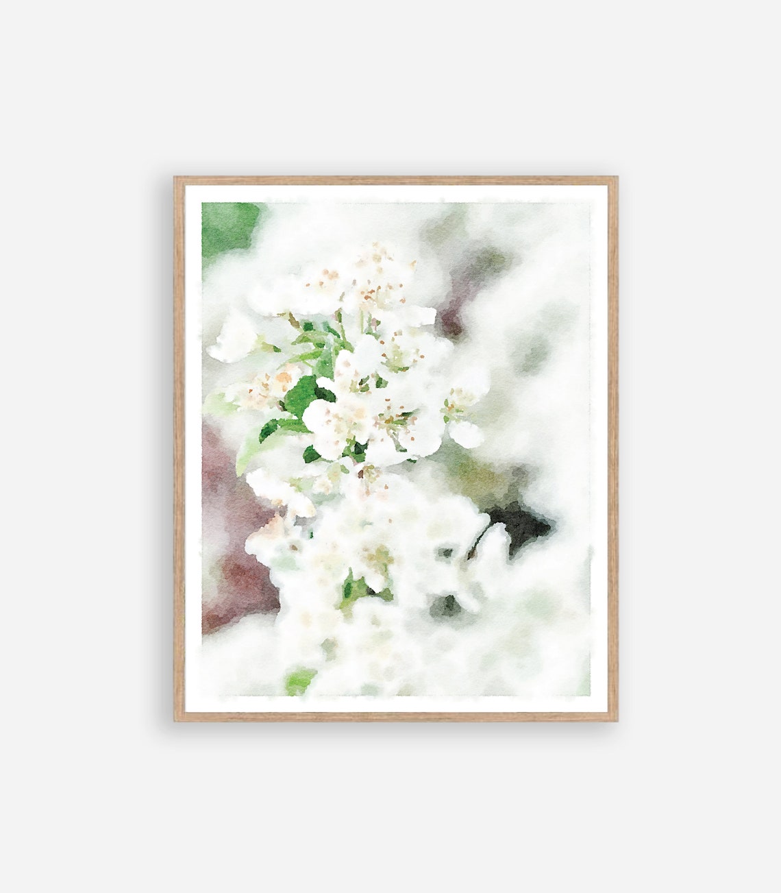 Neutral Flower Print Set of 3 Digital Download Black and | Etsy