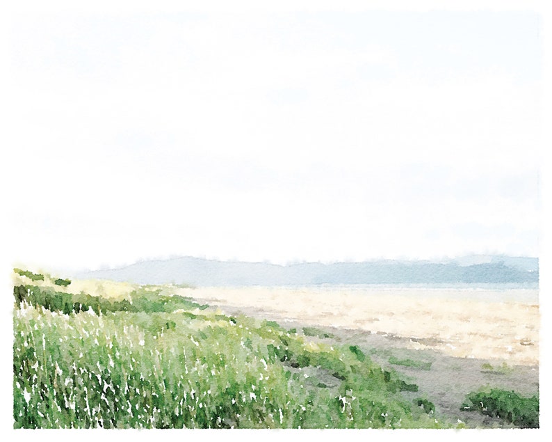 Calming Abstract Landscape Wall Art Painting Digital Printable - Etsy