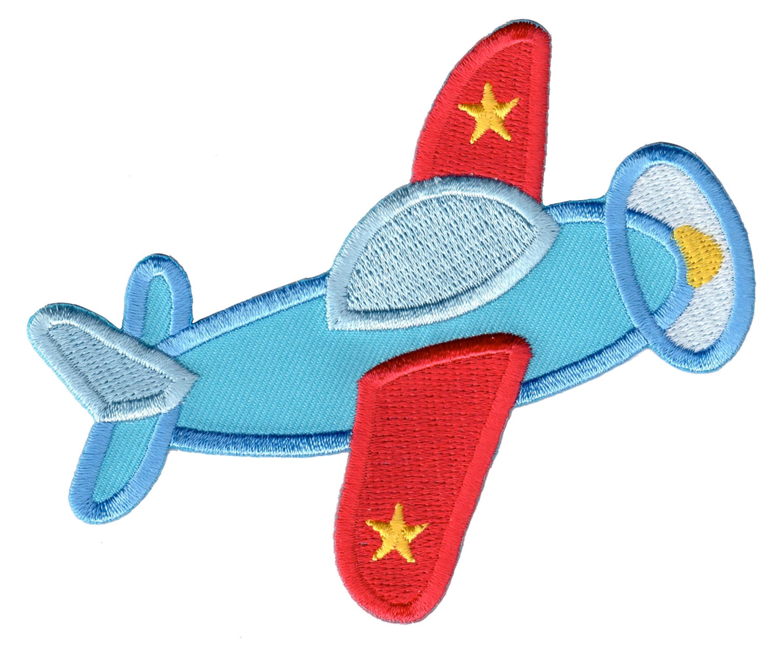 Airplane Patch Iron On or Sew On Embroidered Applique for | Etsy