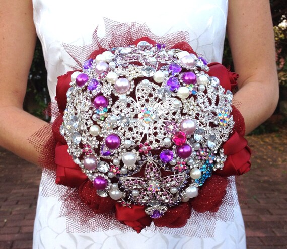 Items similar to Custom Made Full Bling Bouquet on Etsy