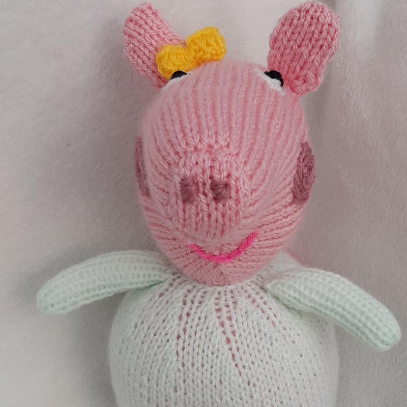 Evie Pig Toy - Etsy UK
