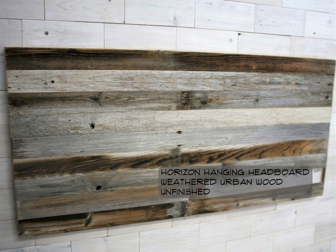 Barn Wood Hanging Headboard or Headboard With Posts | Choose Your Size ...