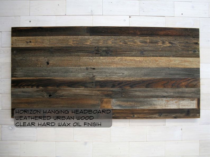 Barn Wood Hanging Headboard or Headboard With Posts | Choose Your Size ...