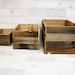Barn Wood Storage Box | Choose Your Size - Etsy Canada