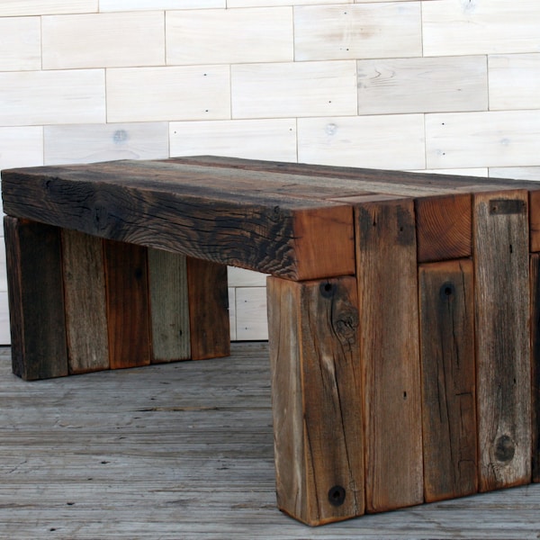 Barn Wood Bench - Etsy