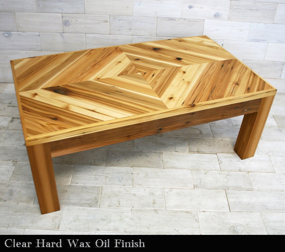 Reclaimed Wood Coffee Table | Diamond Design - Etsy