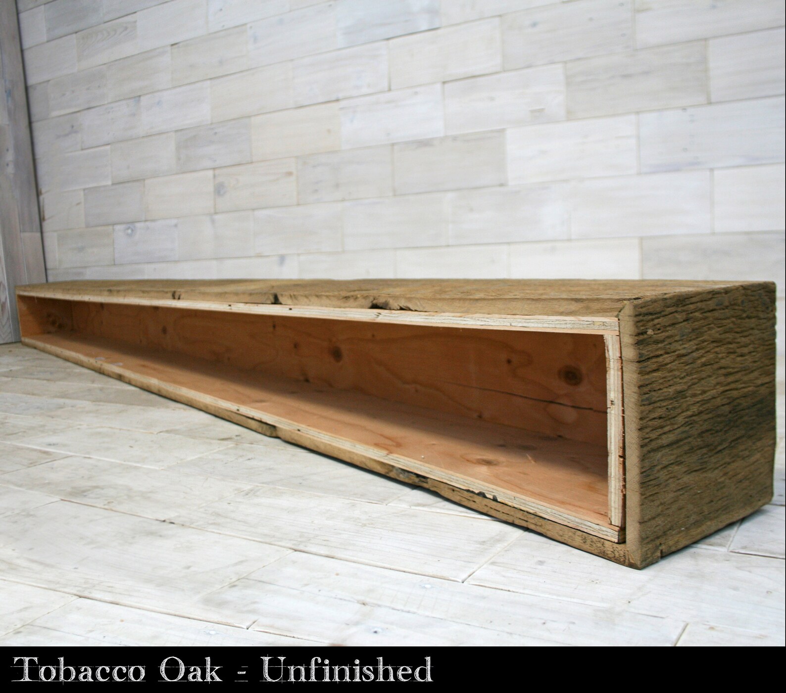 Fireplace Box Mantel | Barn Wood - Weathered Urban Wood | Choose Your ...