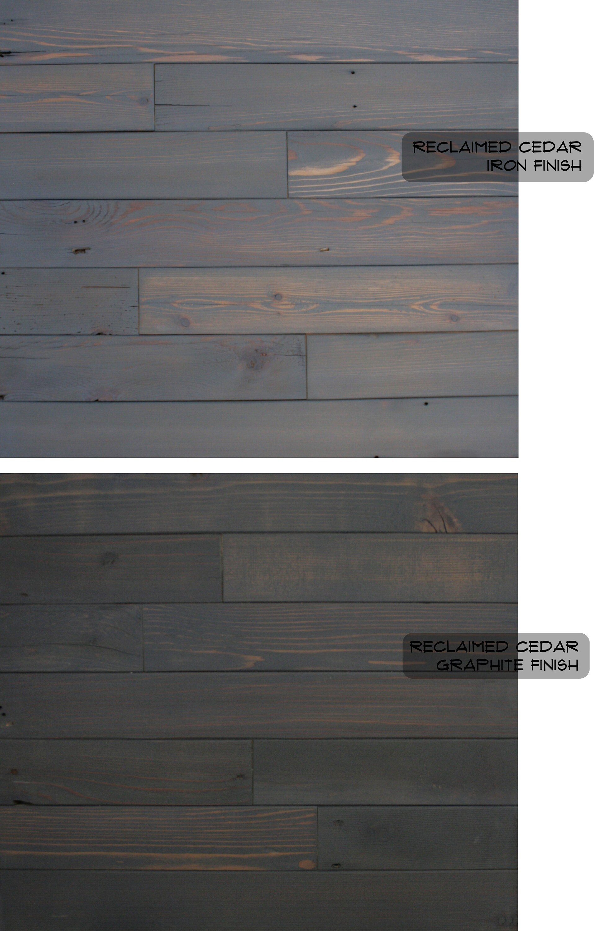 Reclaimed Cedar Finish Color Sample