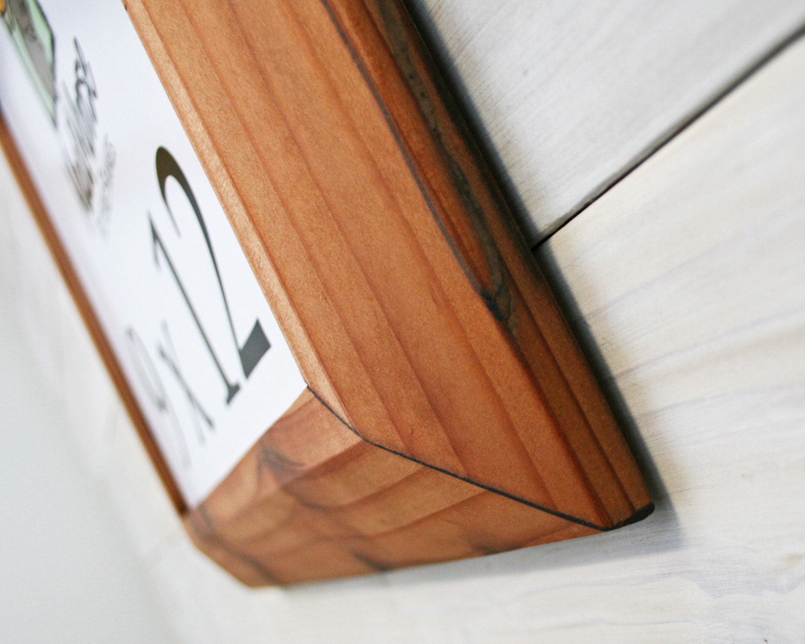 Reclaimed Redwood Picture Frame Inclined-3" | Choose Your Size 12" X 20 ...