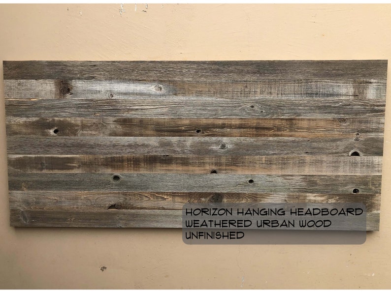 Barn Wood Hanging Headboard or Headboard With Posts | Choose Your Size ...