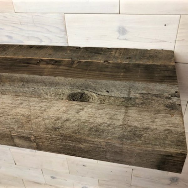 Barn Wood Shelf - Etsy
