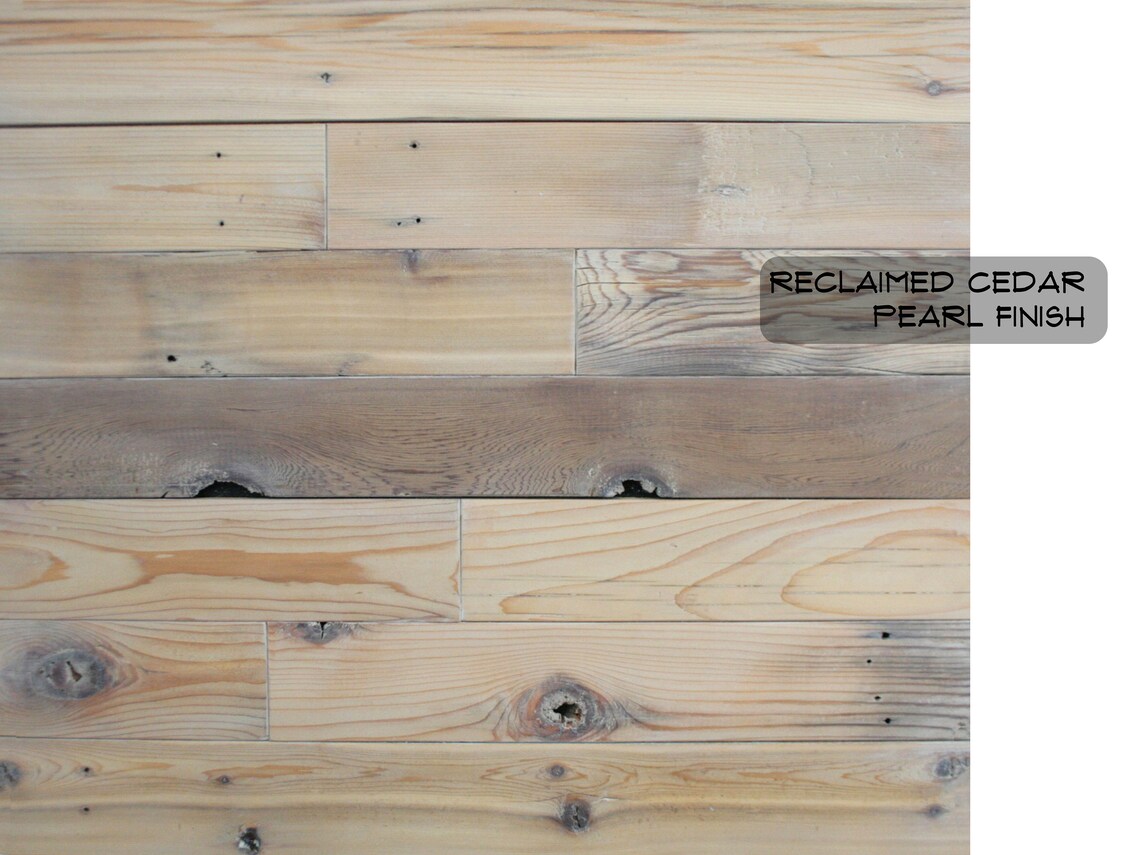 Reclaimed Cedar Finish Color Sample - Etsy