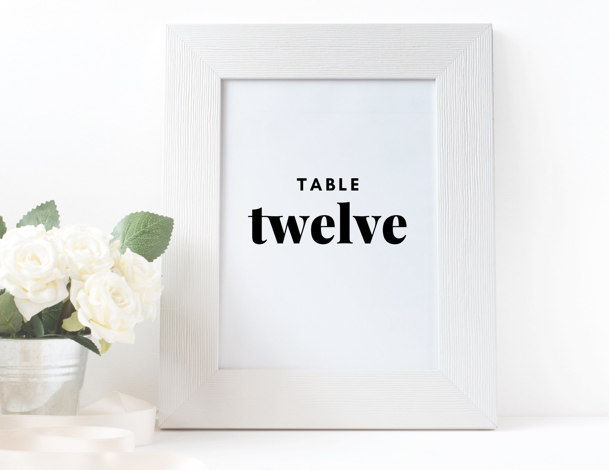 Table Numbers Printable, Table Numbers, Wedding Table Numbers ...